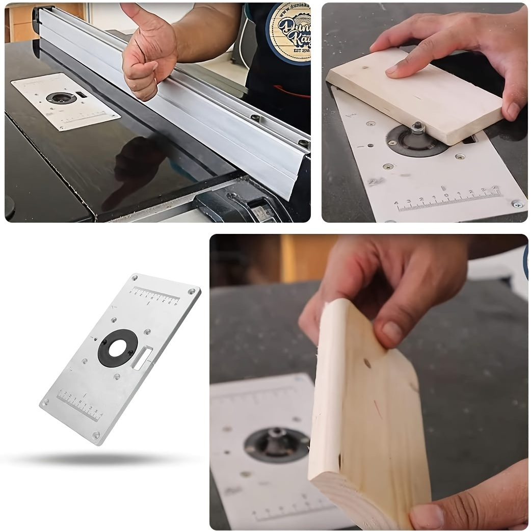 Precision Aluminum Router Table Insert Plate Smooth Cutting - Temu ...