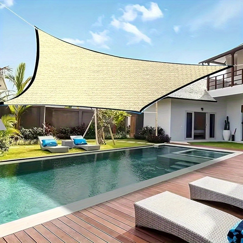 Uv Protection Pe Shade Sail Canopy Versatile High density - Temu United ...