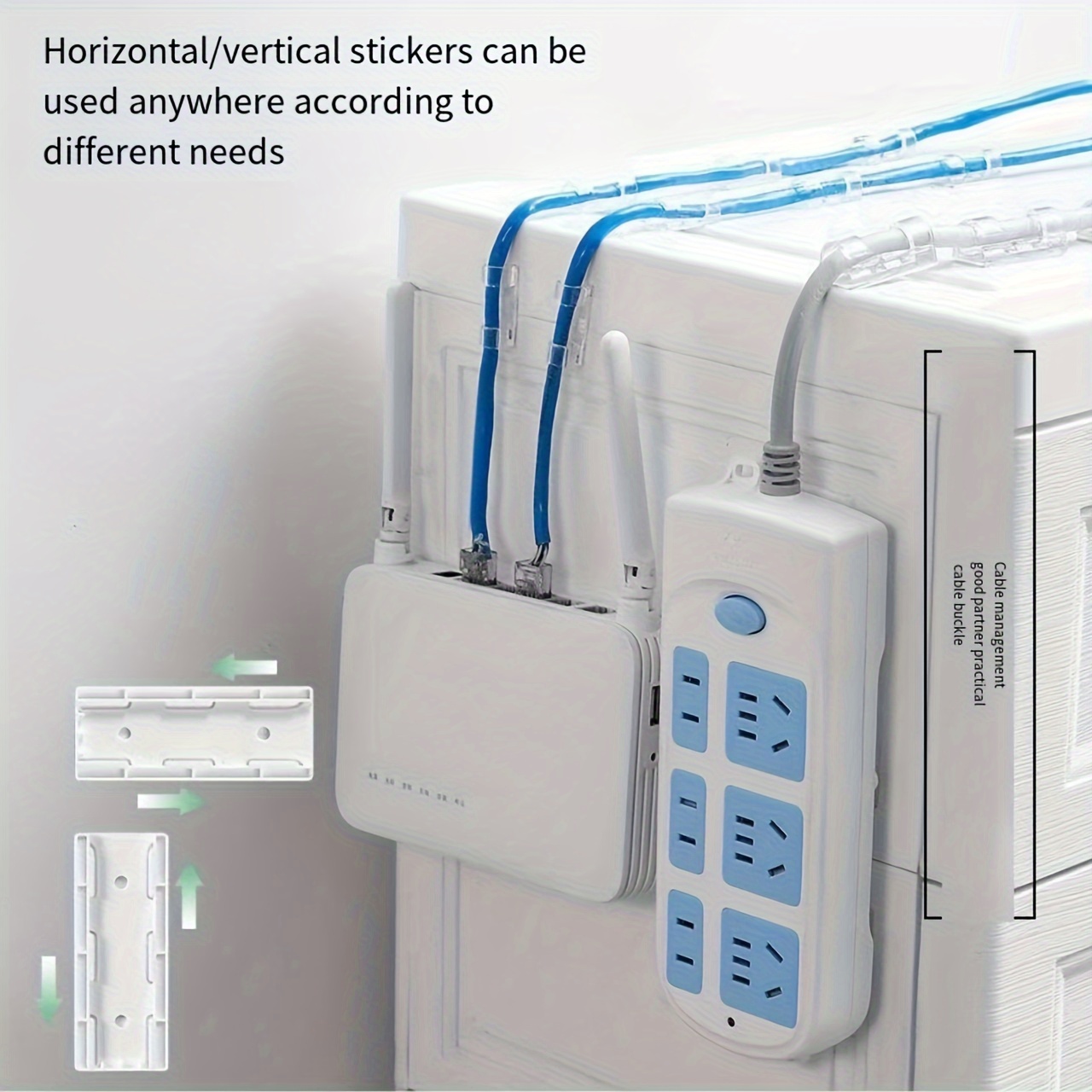 Self adhesive Power Strip Mounts No drill Organizer Cable - Temu New ...