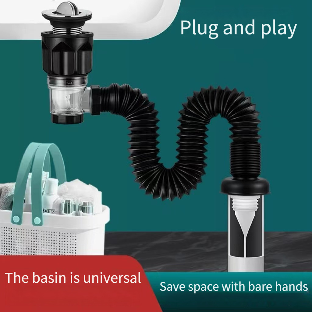 Flexible Drain Pipe Wash Basin Sink Plastic - Temu Australia