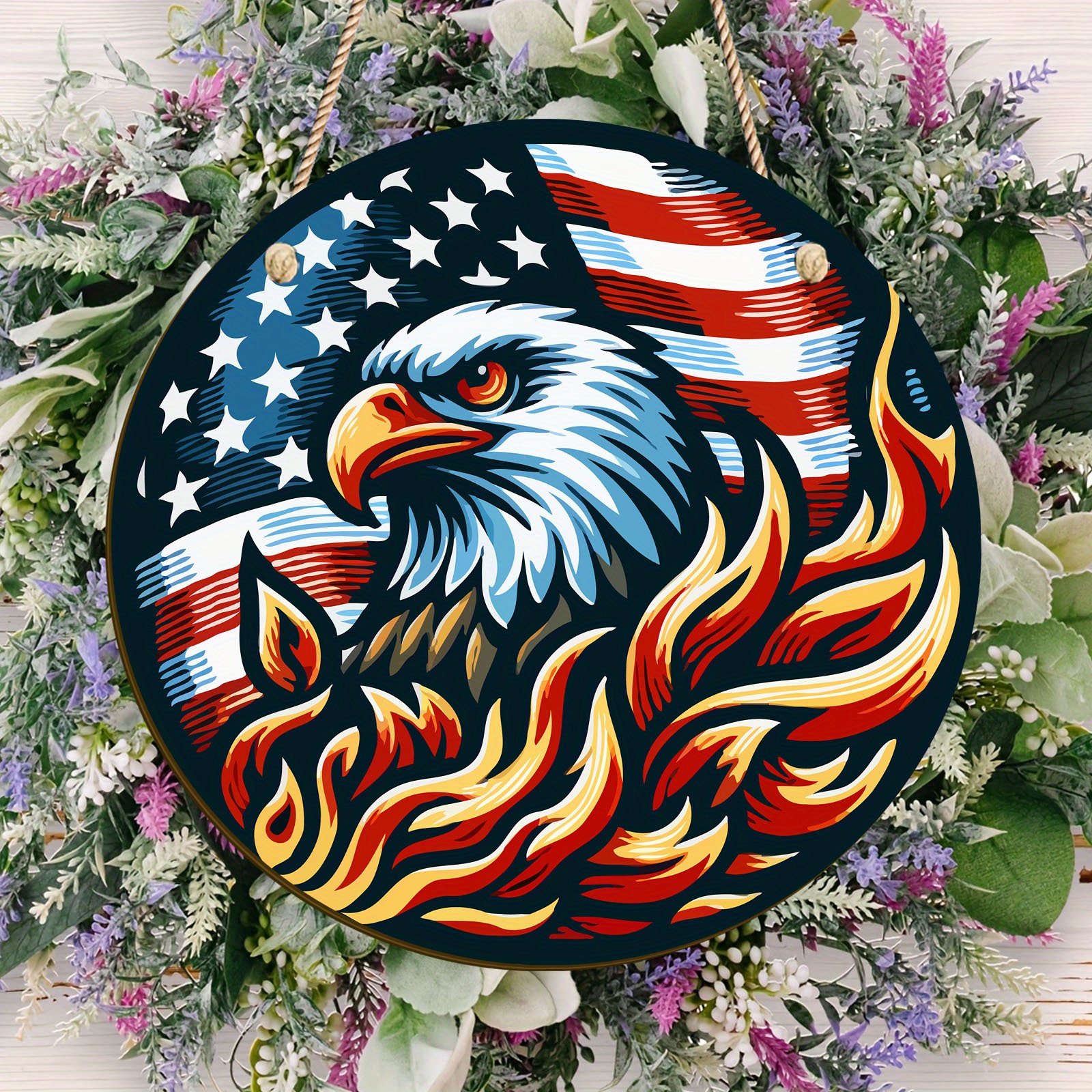 نسر أبيض أمريكي وطني من الخشب، عمل فني أصلي، تثبيت على - Temu Oman