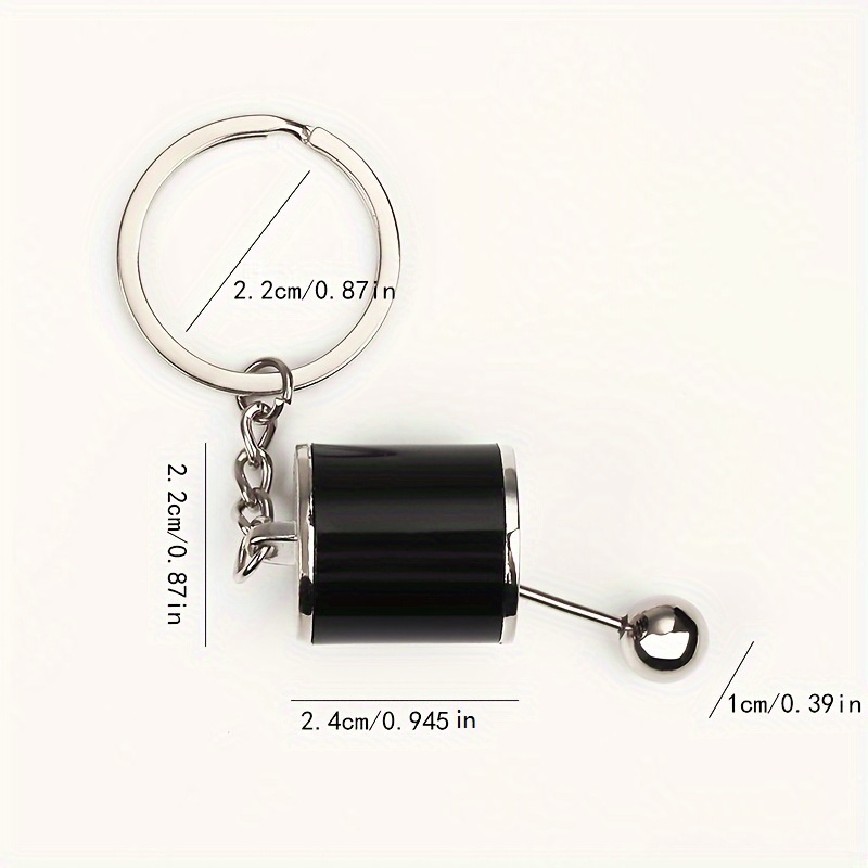 1pc Cool Deisgn 6 Speed Shifter Keychain Unique Auto Part Box Key Chain ...