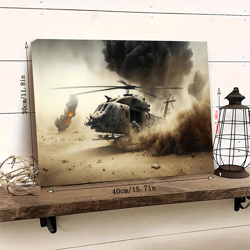 Helicopter Canvas Action Desert - Temu