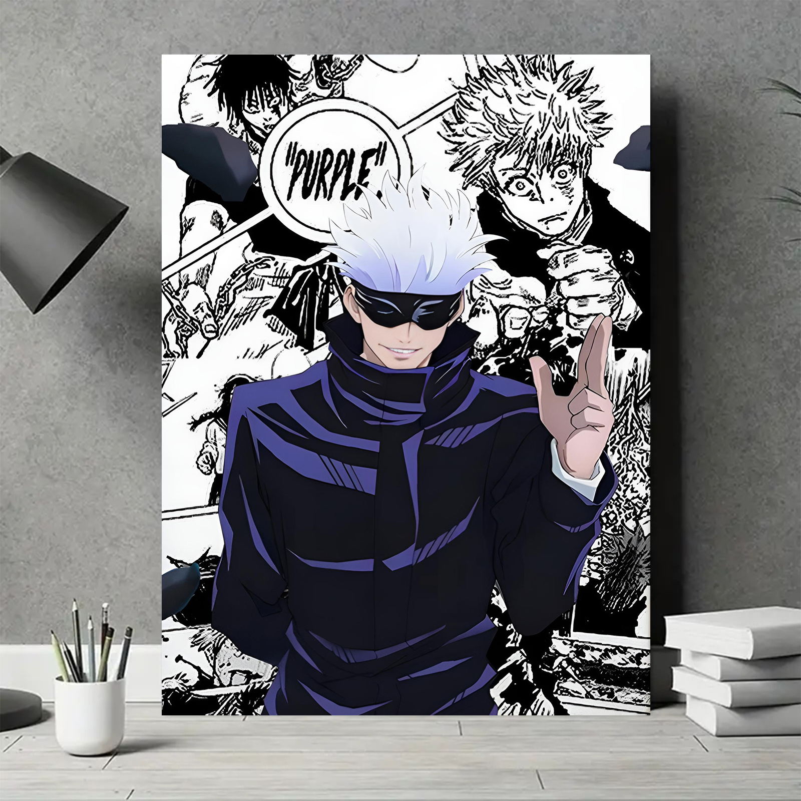 Anime Canvas Unframed Poster Bedroom Office - Temu
