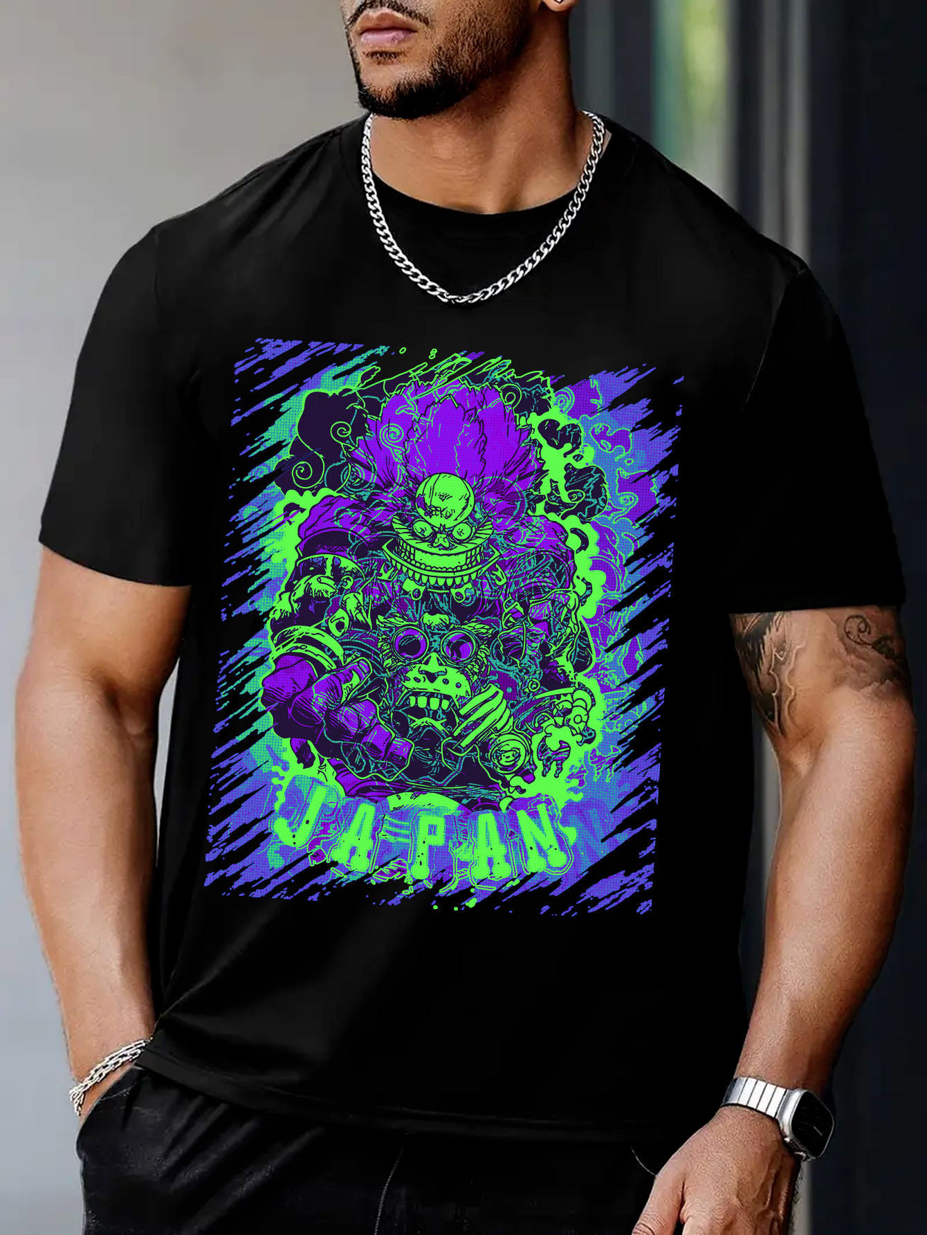 Monkey Robot Fluorescent Purple Fluorescent Green Styles - Temu