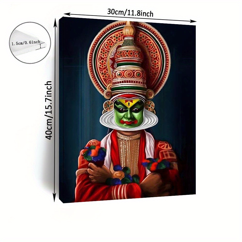 classic indian dancer canvas wall art inspirational wall - Temu