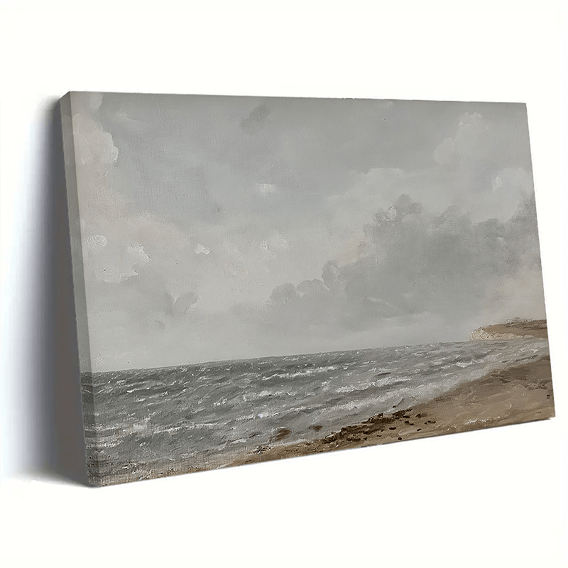 Vintage Style Canvas "coastal Beach Art Print" - Temu