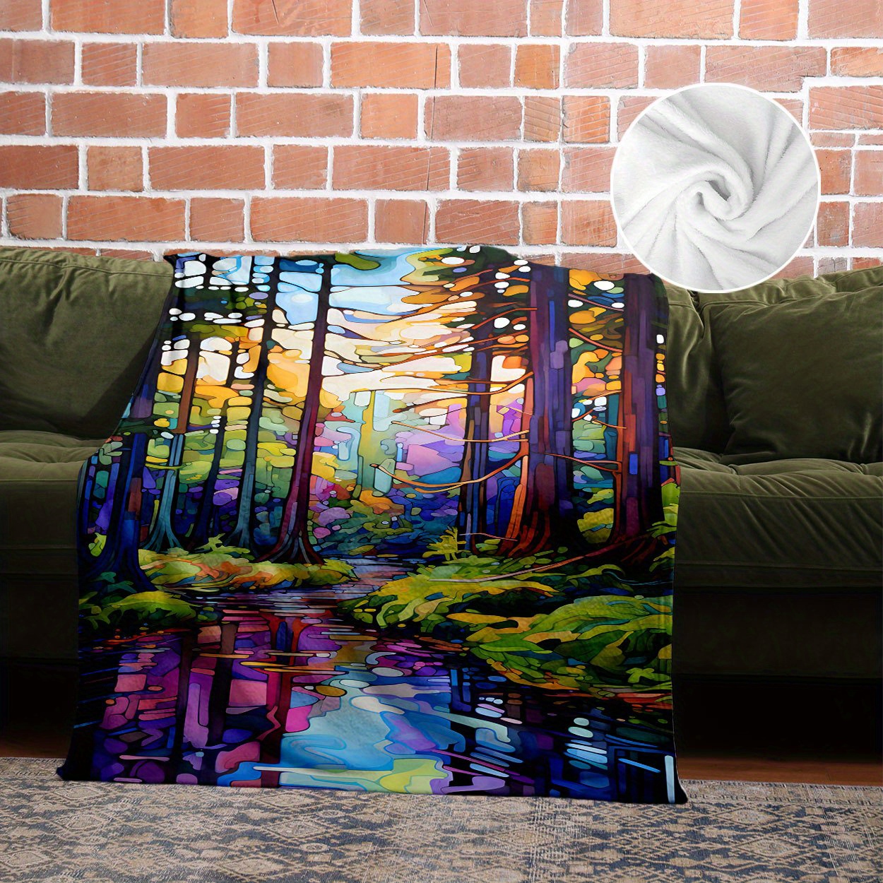 ผ้าห่ม Flannel Fleece พิมพ์ดิจิตอล 280GSM นุ่มเบาเพื่อโซฟา - Temu Thailand