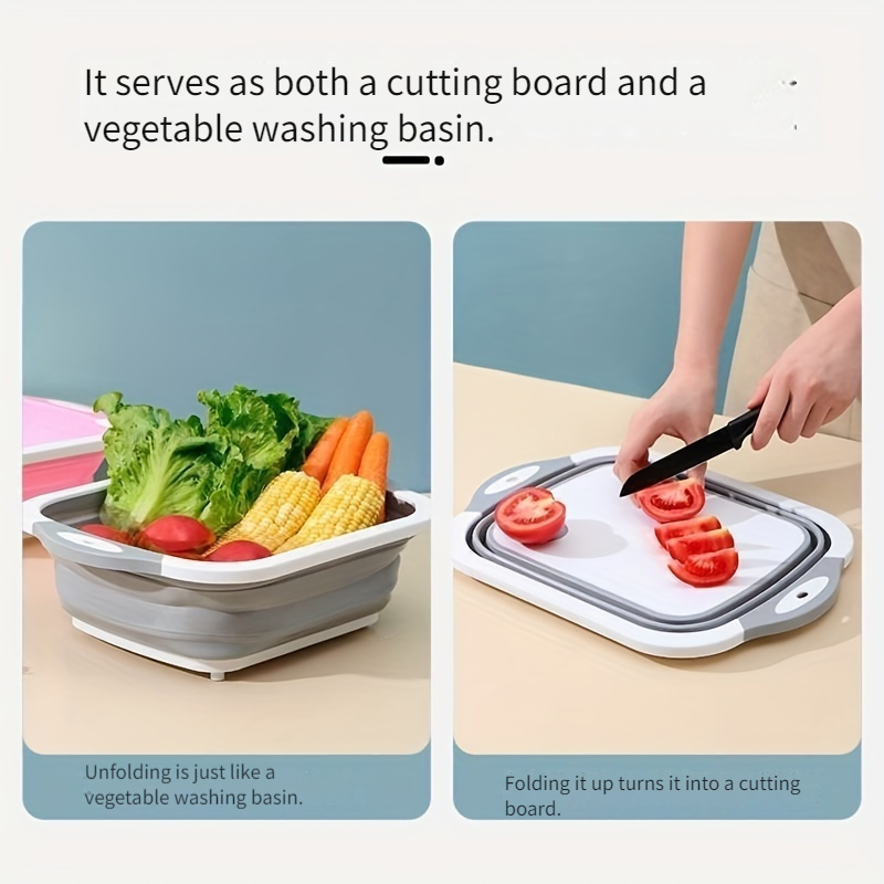 portable foldable cutting board for outdoor camping and saving kitchen ...