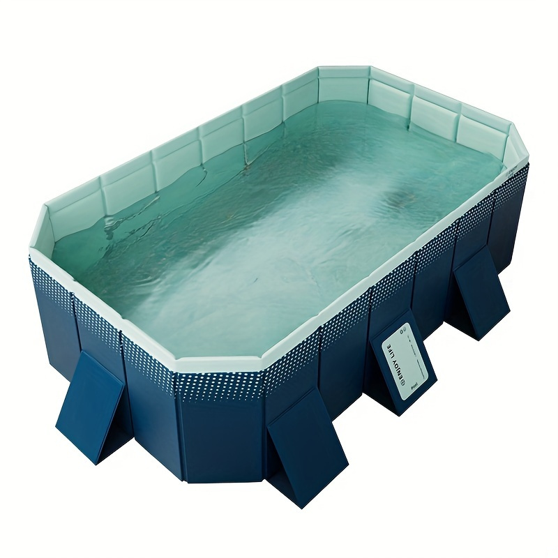 Durable Thick Pvc Inflatable Swimming Pool Foldable No - Temu Australia