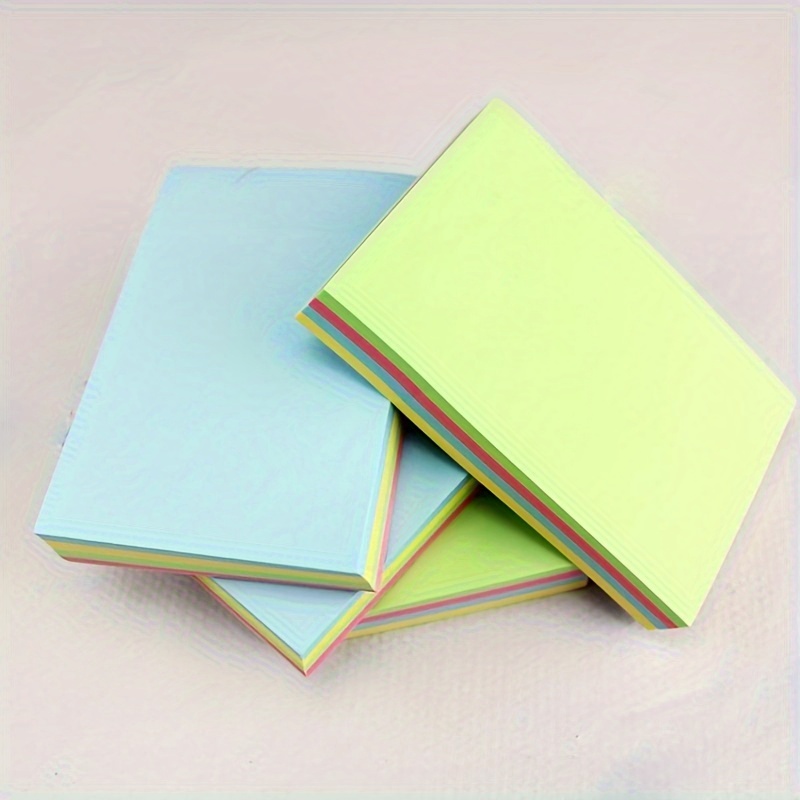 Mixed Color Sticky Notes 11 Four color Sticky Notes Strong - Temu ...