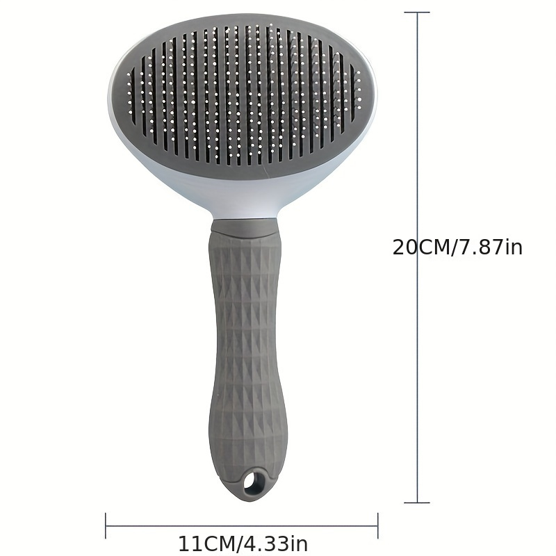 Gentle Grooming Cat Comb Set Pet Hair Removal Brush Plastic - Temu ...