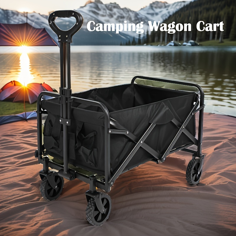 Versatile Folding Wagon Cart Heavy Duty Multi Purpose For Camping ...