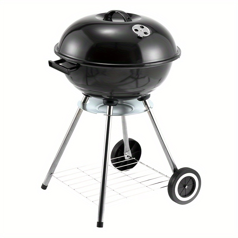 Portable Charcoal Grill Outdoor Bbq Kettle Cast Iron - Temu Japan
