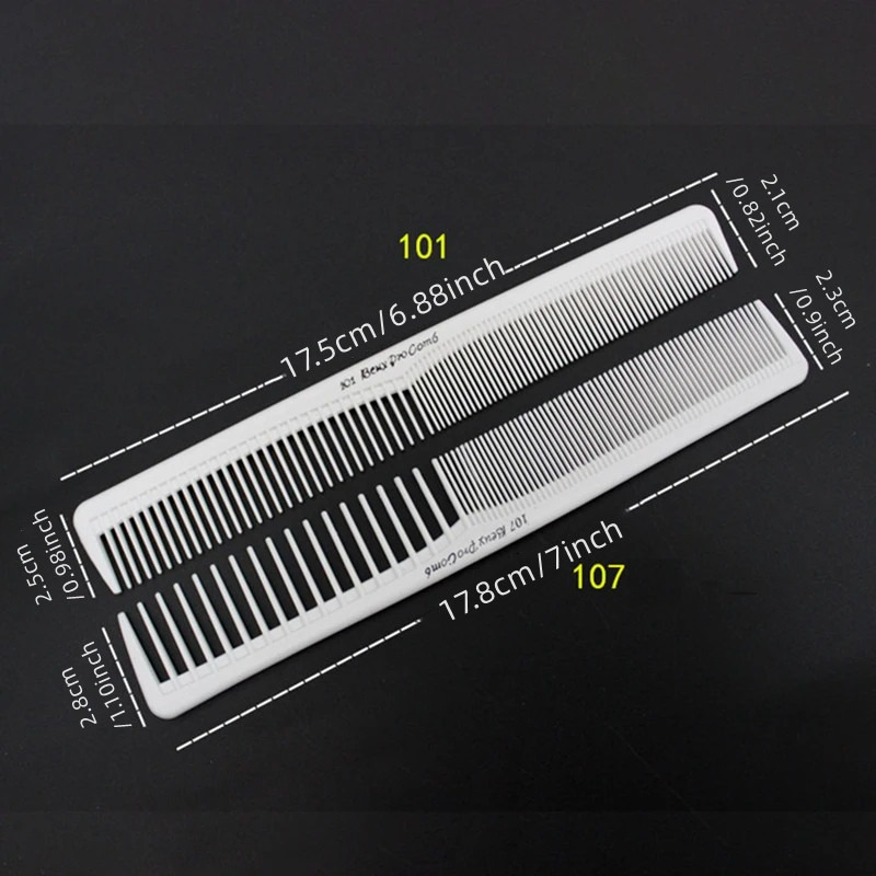 101 Pro Combs: Anti static Fine Tooth Combs Hair Types - Temu