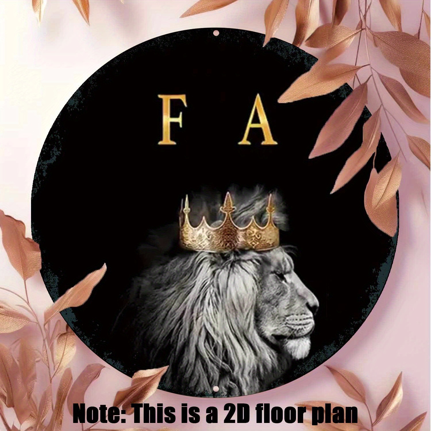 Lion King Aluminum Wall Art Waterproof Sun protected Perfect - Temu Japan