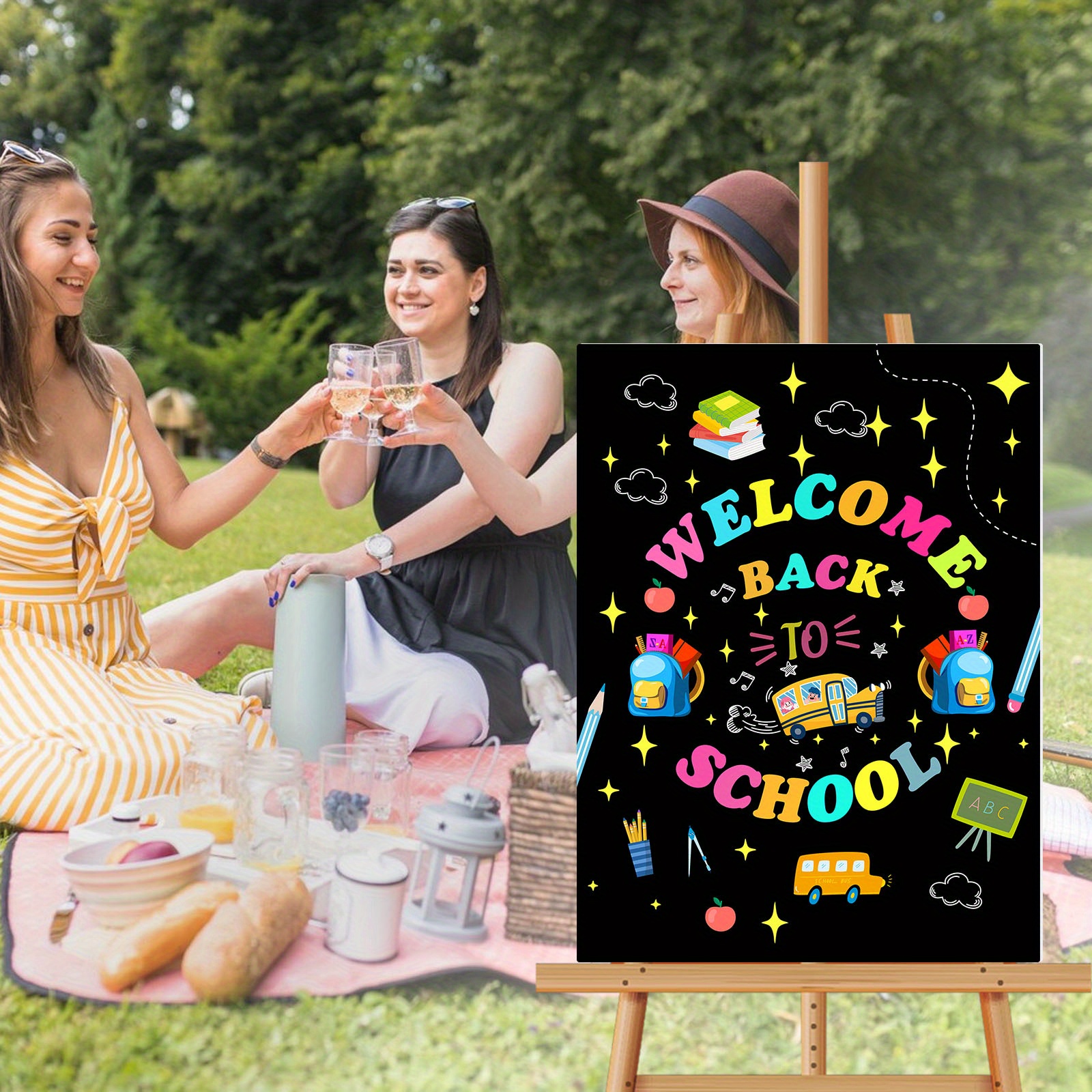 Welcome Back To School Sign - Versatile Outdoor Decoration For ...