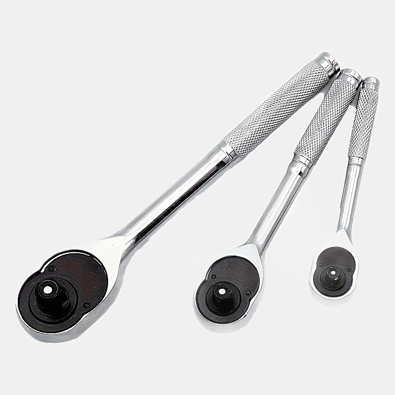 3 Piece Socket Ratchet Wrench Set Chrome Vanadium Steel - Temu Australia