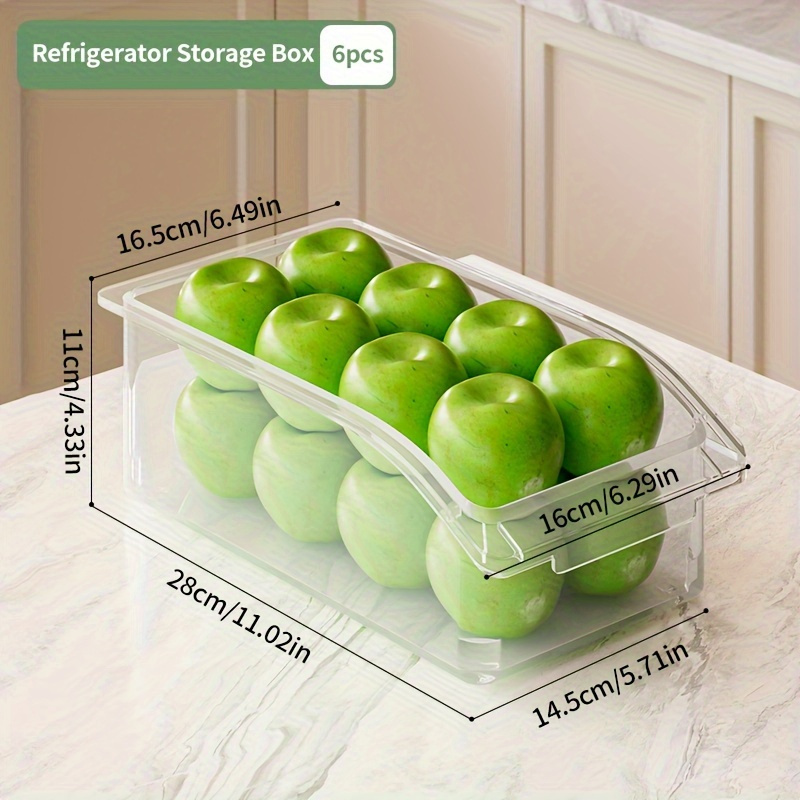 Stackable Clear Storage Boxes Organizer Bins - Temu United