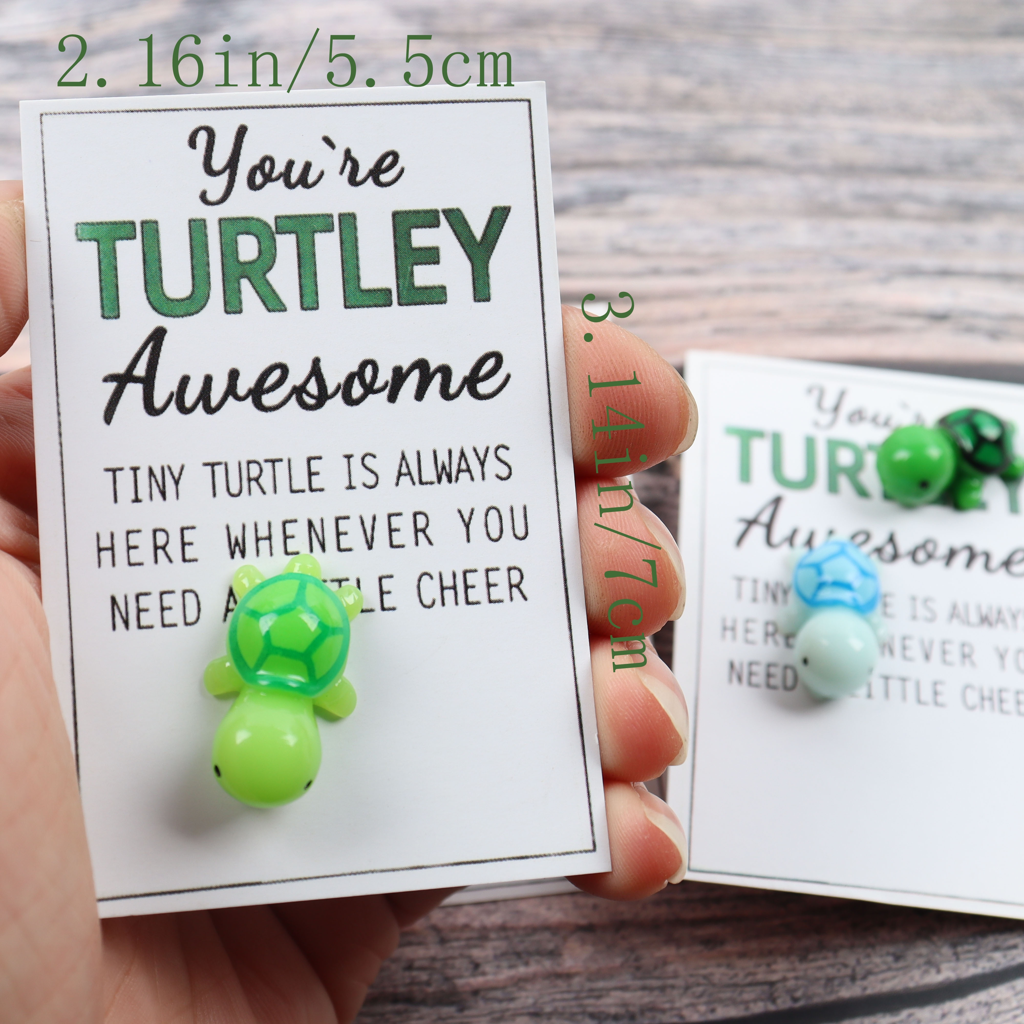 Glow in dark Turtle Hug Cards Inspirational ''re A Great - Temu Australia