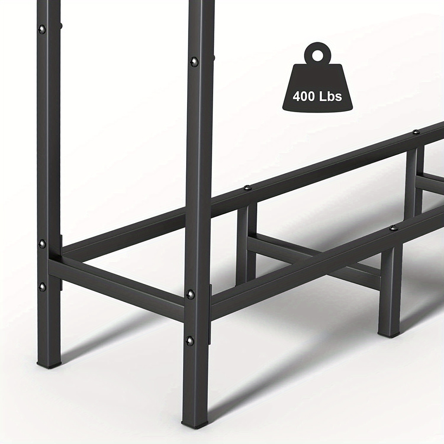 Indoor/outdoor Firewood Rack Heavy Duty Metal Log - Temu Australia