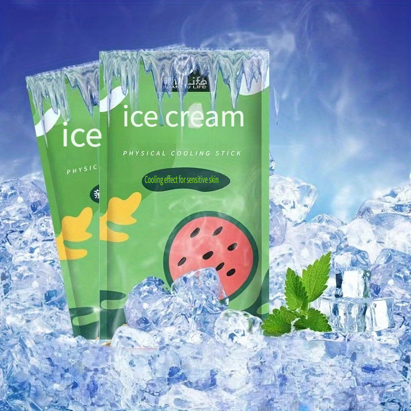 Physical Cooling Sticks Ice Cream For Sensitive Skin Summer Heat Relief ...