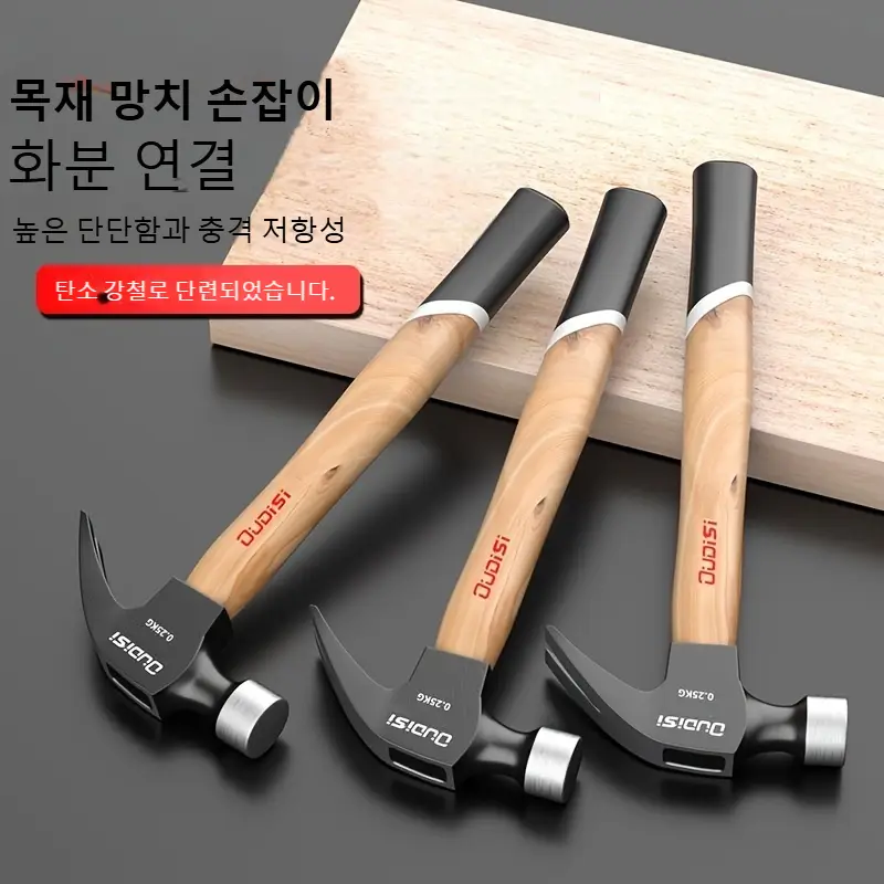 나무 손잡이가 있는 컴팩트 클로 해머 내구성 있는 금속 홈 Diy 및 목공 프로젝트에 이상적 Temu Republic Of