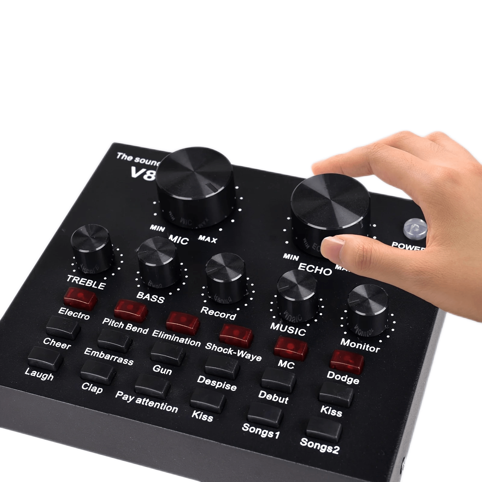 Complete Podcasting Kit Bm800 Microphone V8 Sound Card Voice - Temu ...