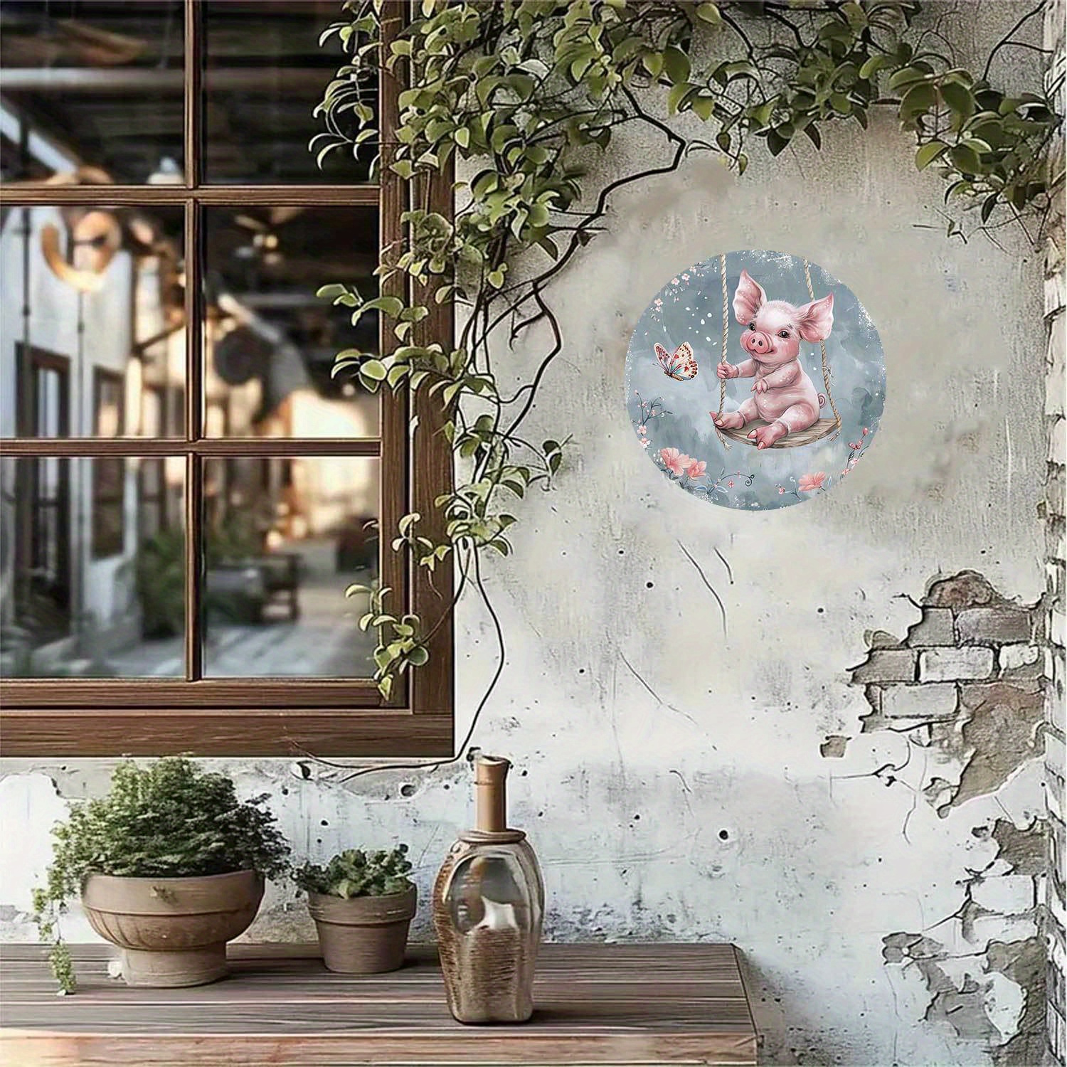 Fun Animals Aluminum Wall Art Weatherproof Sun - Temu