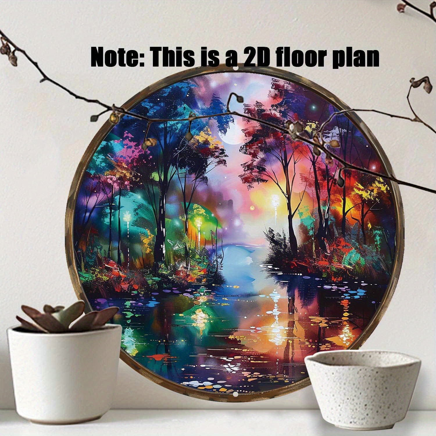 Frameless Aluminum Poster Board Beautiful Scenery Landscape - Temu