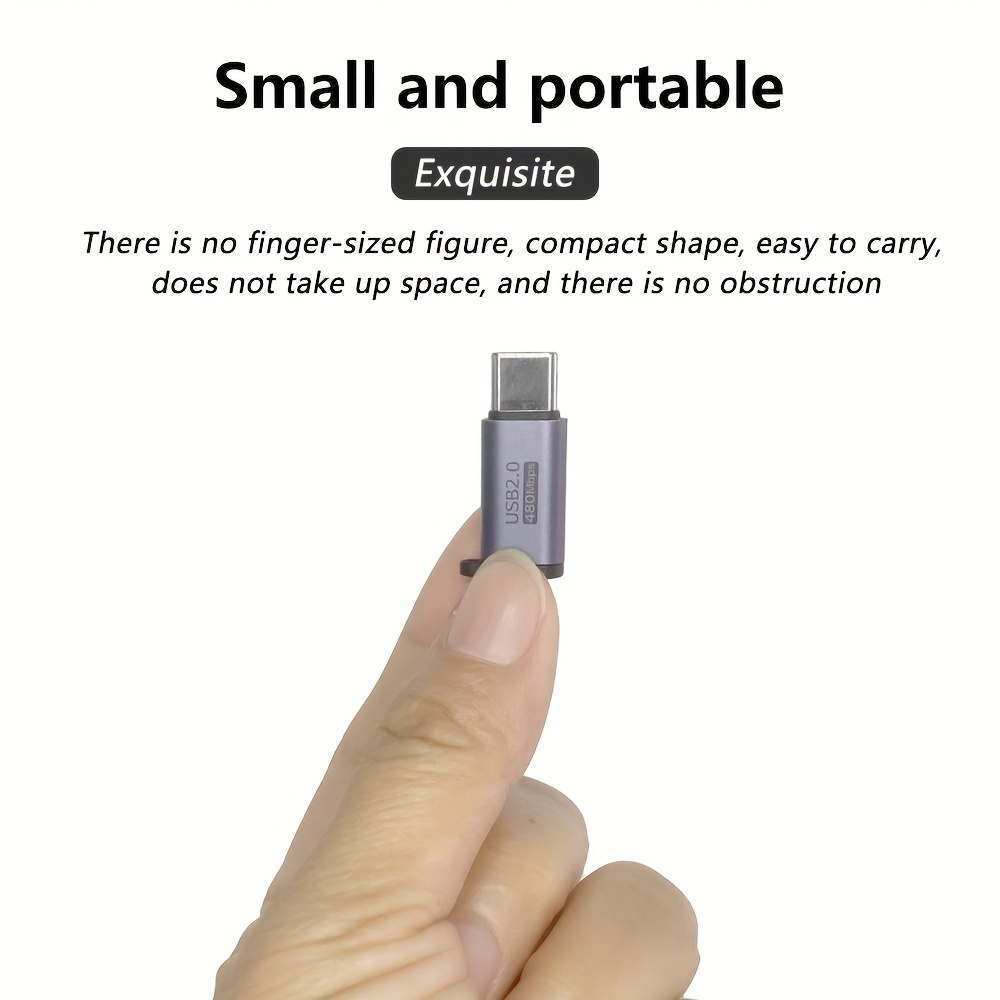 Usb c Type c Adapter: 480 Data Transfer Iphone/ipad - Temu Canada