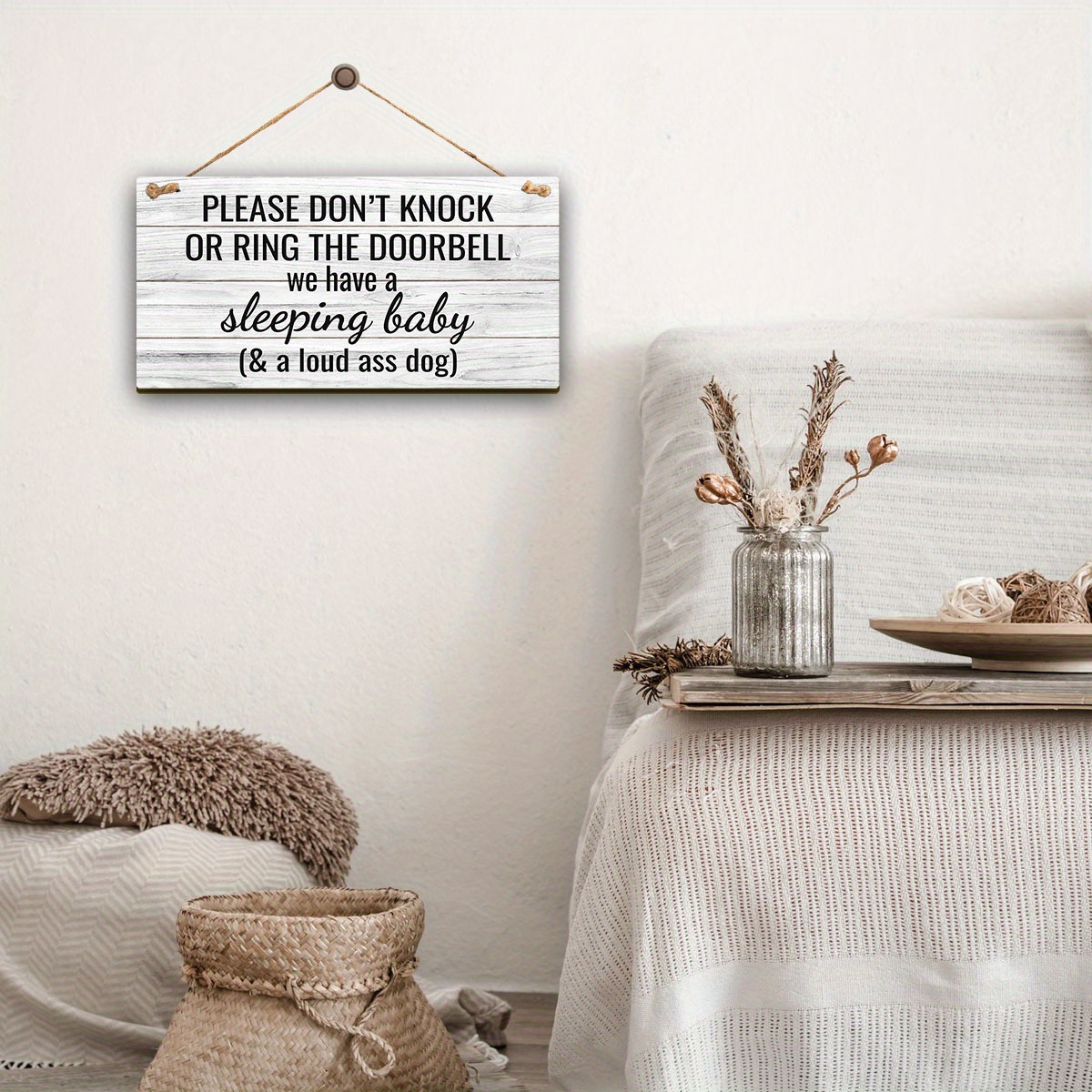 Please Not Disturb" Wooden Sign No Knocking Ringing Perfect - Temu ...