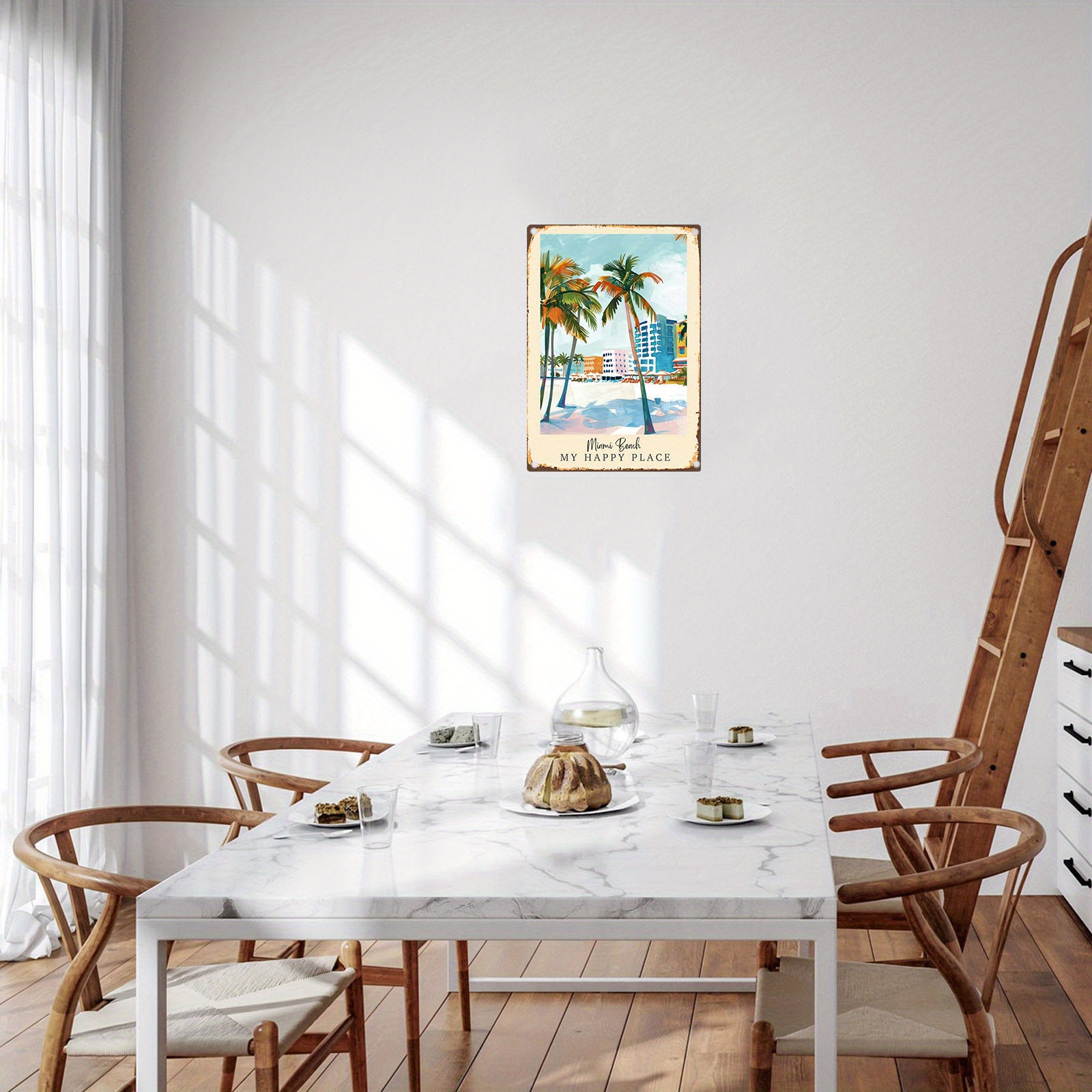 Tin Sign: Happy Place Home Garden - Temu