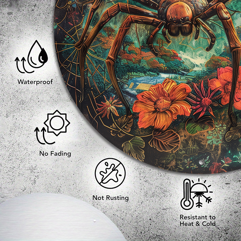 Vintage Spider Garden Art Aluminum Sign 8x8 Inch Rustic Wall - Temu Japan