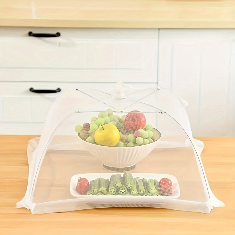 Nylon Mesh Food Covers For Plates - Set Of 1, Pop-up Food Tent ...