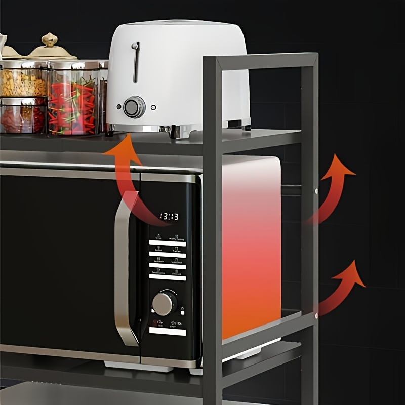 Space saving Adjustable Microwave Stand Durable Metal - Temu Australia