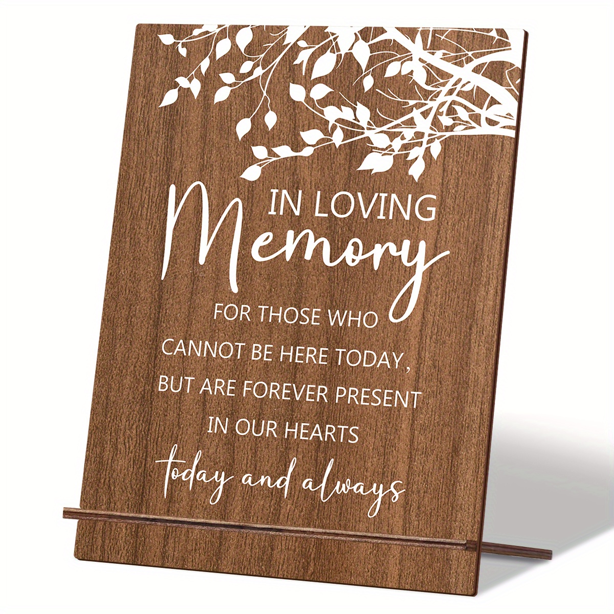 Wooden In Loving Memory Sign Contemporary Style Memorial - Temu Canada