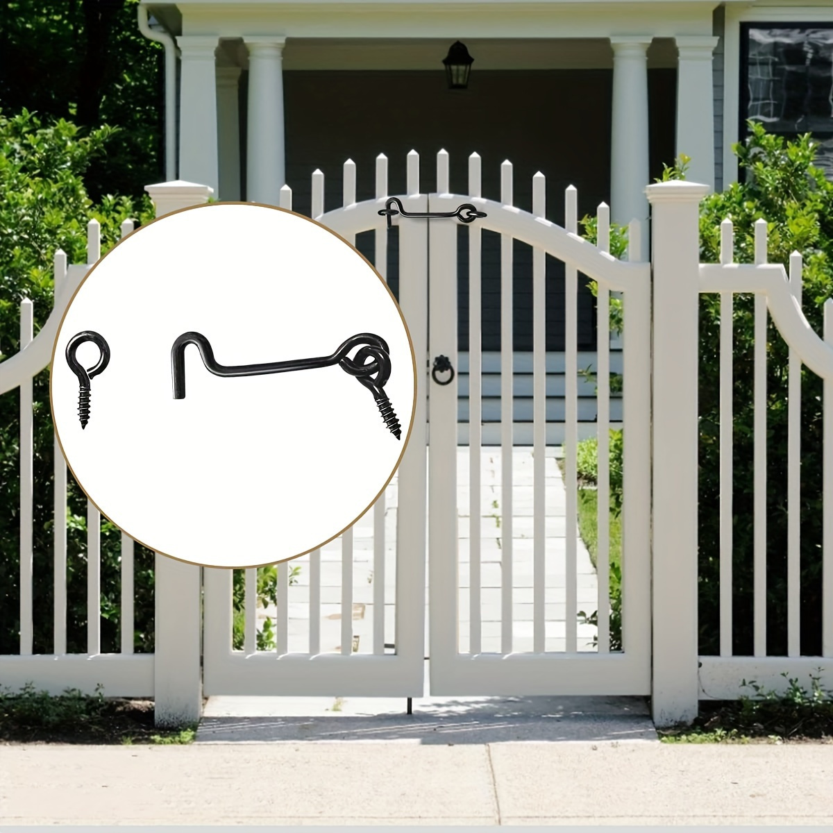 American Barn Door Lock Stainless Steel Hook Lock Sliding Door ...