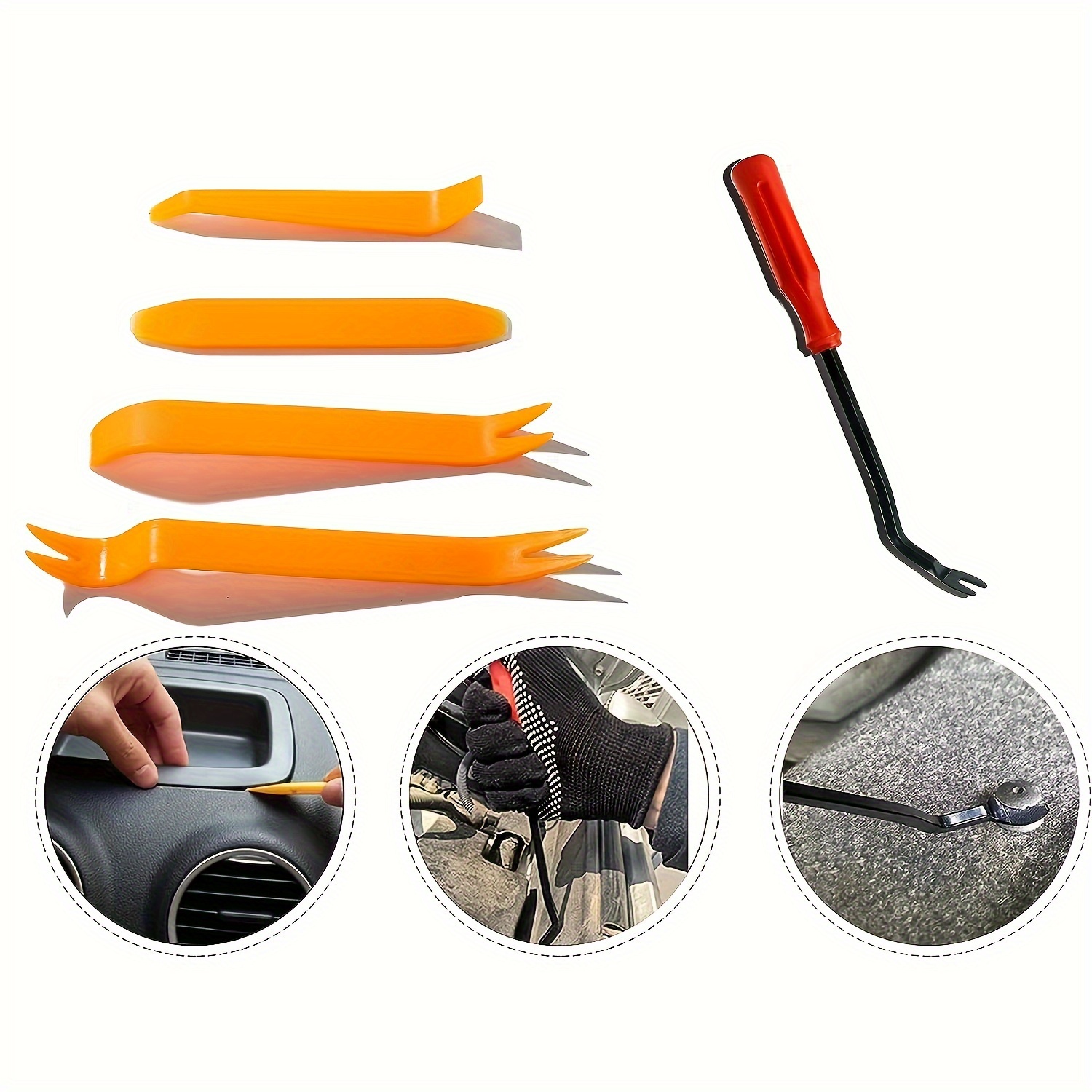 Car Fastener Set Durable Pp Bumper Tailgate Door Panel Clips - Temu ...