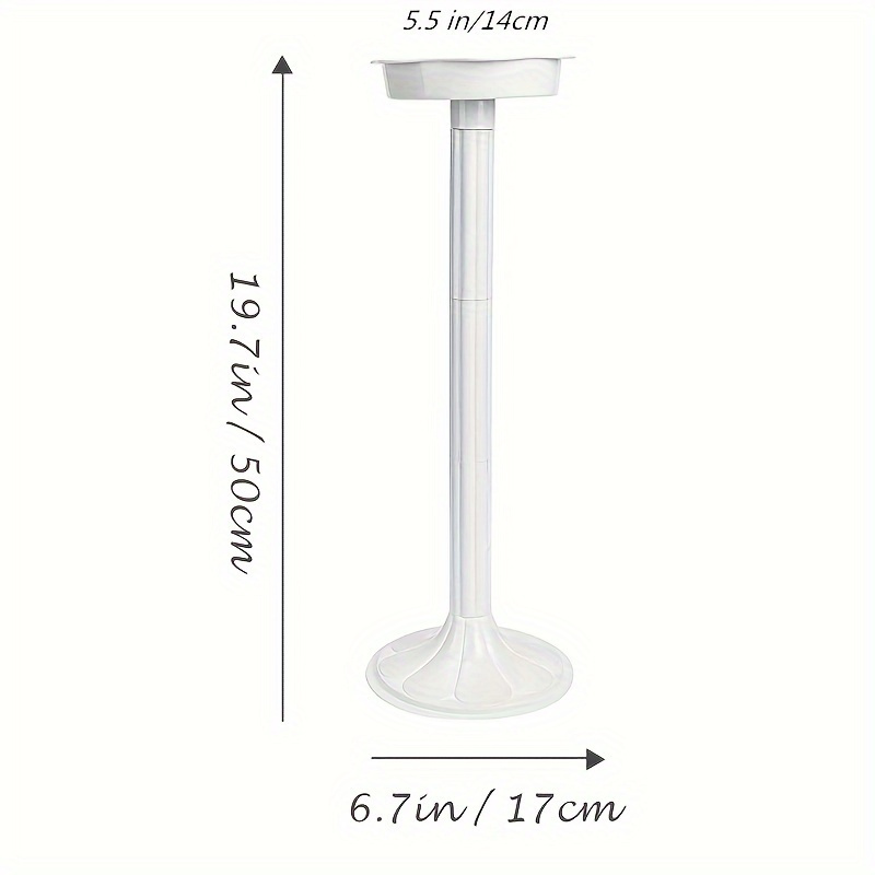 1-piece Wedding Column Plastic Flower Stand, Roman Pillar For Party ...
