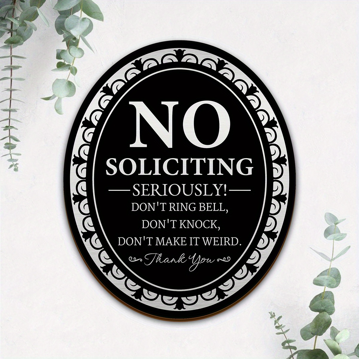 Wooden No Soliciting Sign Home: Office Business - Temu Canada