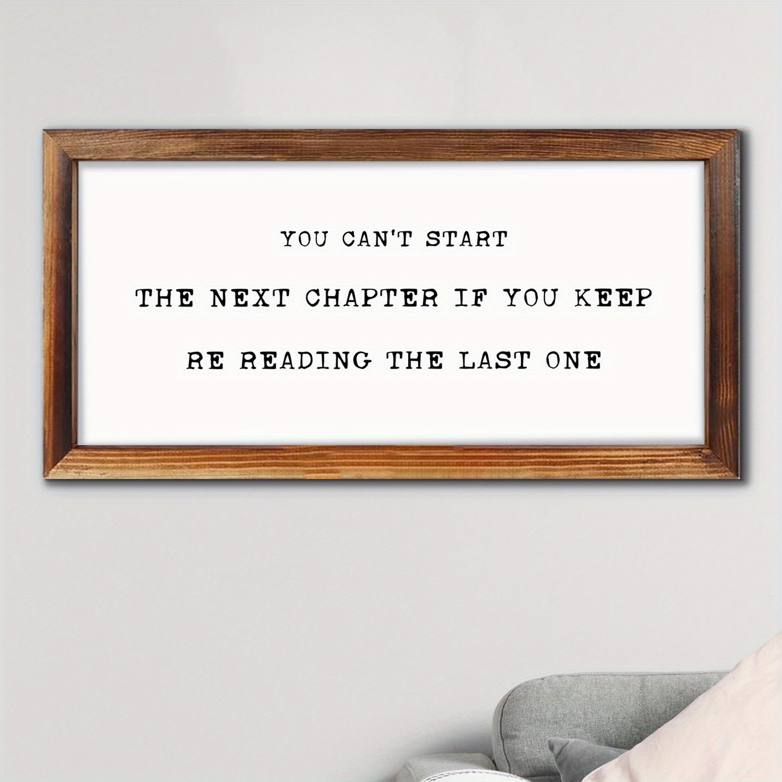 Inspirational Quote Wall Art ' ' Next Chapter Keep - Temu Malaysia