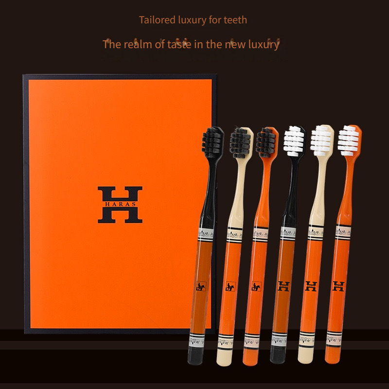Luxurious 6 Piece Toothbrush Set Wide Heads Soft Extra Fine - Temu ...