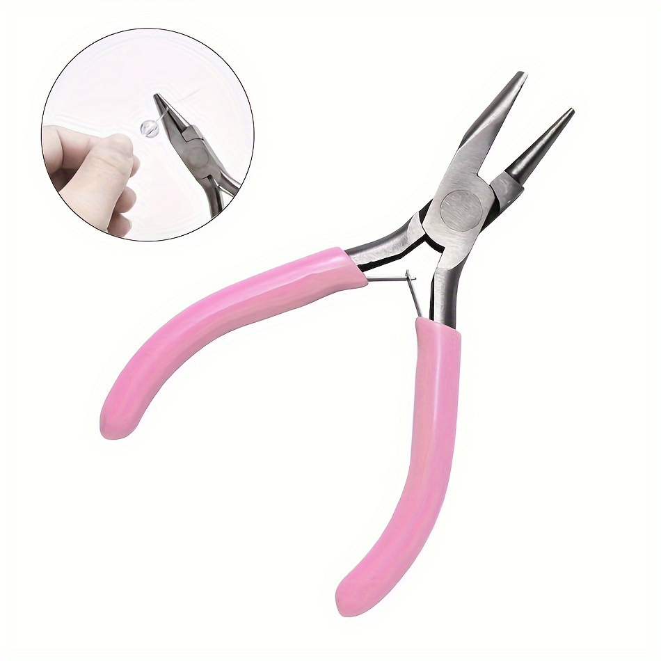 Precision Mini Round Nose Pliers Half Round Mouth – - Temu