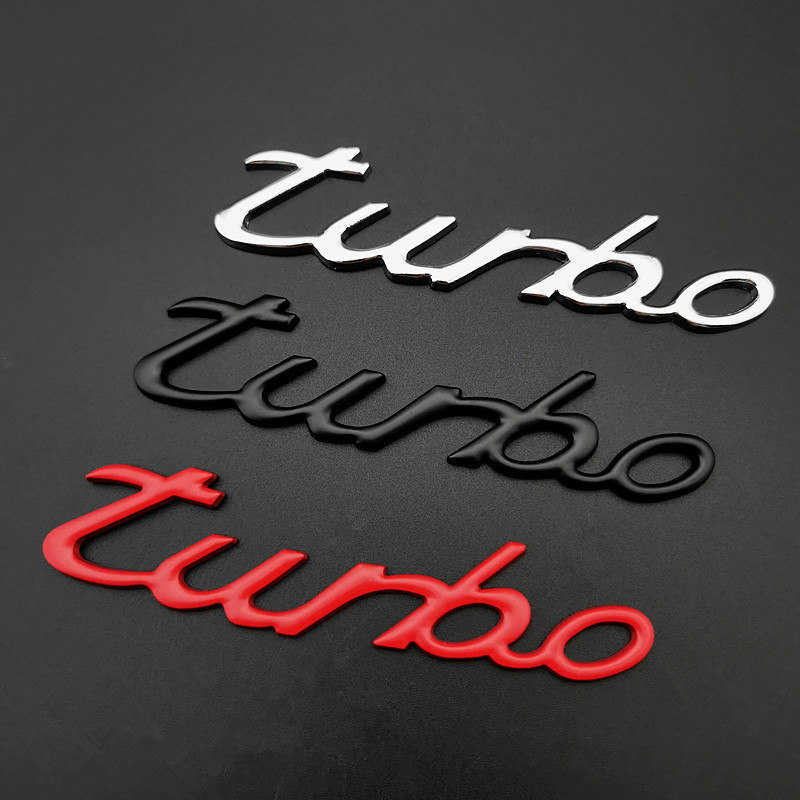 Turbo 3d Metal Car Sticker Turbo Charged Auto Decal - Temu New Zealand