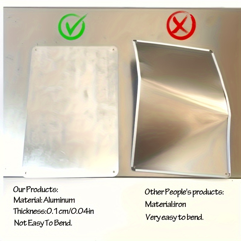 Custom]metal Aluminum Tin Signs Customizable Signs - Temu Canada