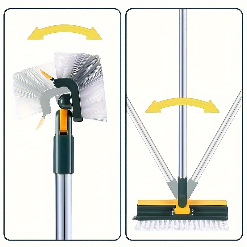 Multi purpose Floor Brush Set Swivel Heads 4 in 1 Manual - Temu Australia