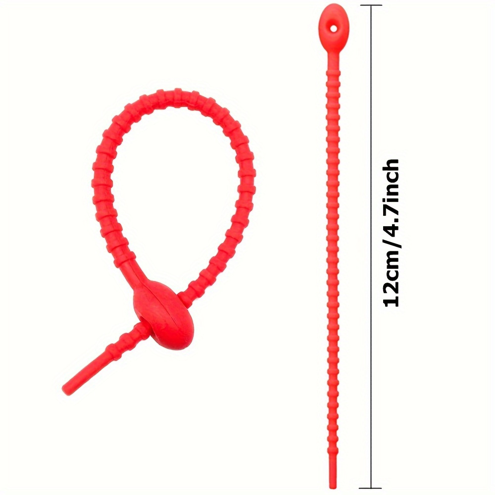 Silicone Reusable Cable Organizer Set Cord Management Zipper - Temu Canada