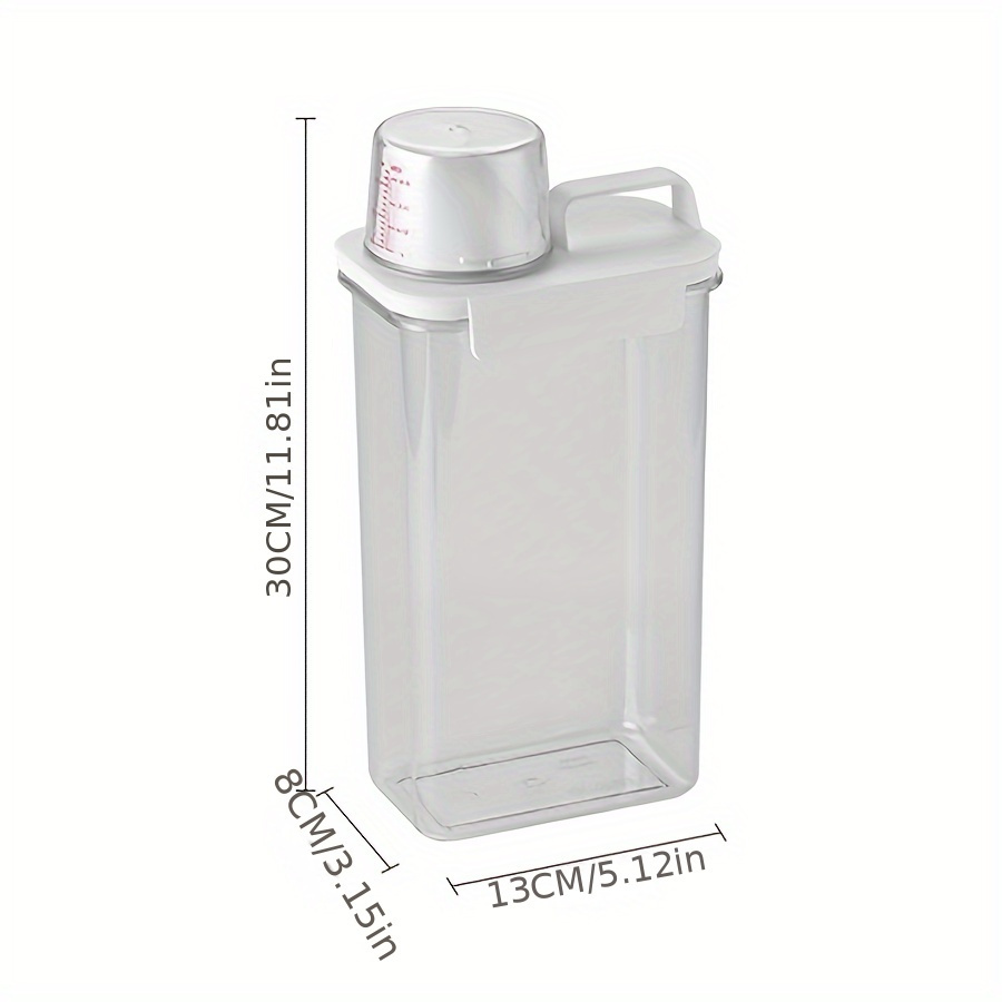 Large-capacity Laundry Detergent Dispenser With Measuring Cup - Sealed ...