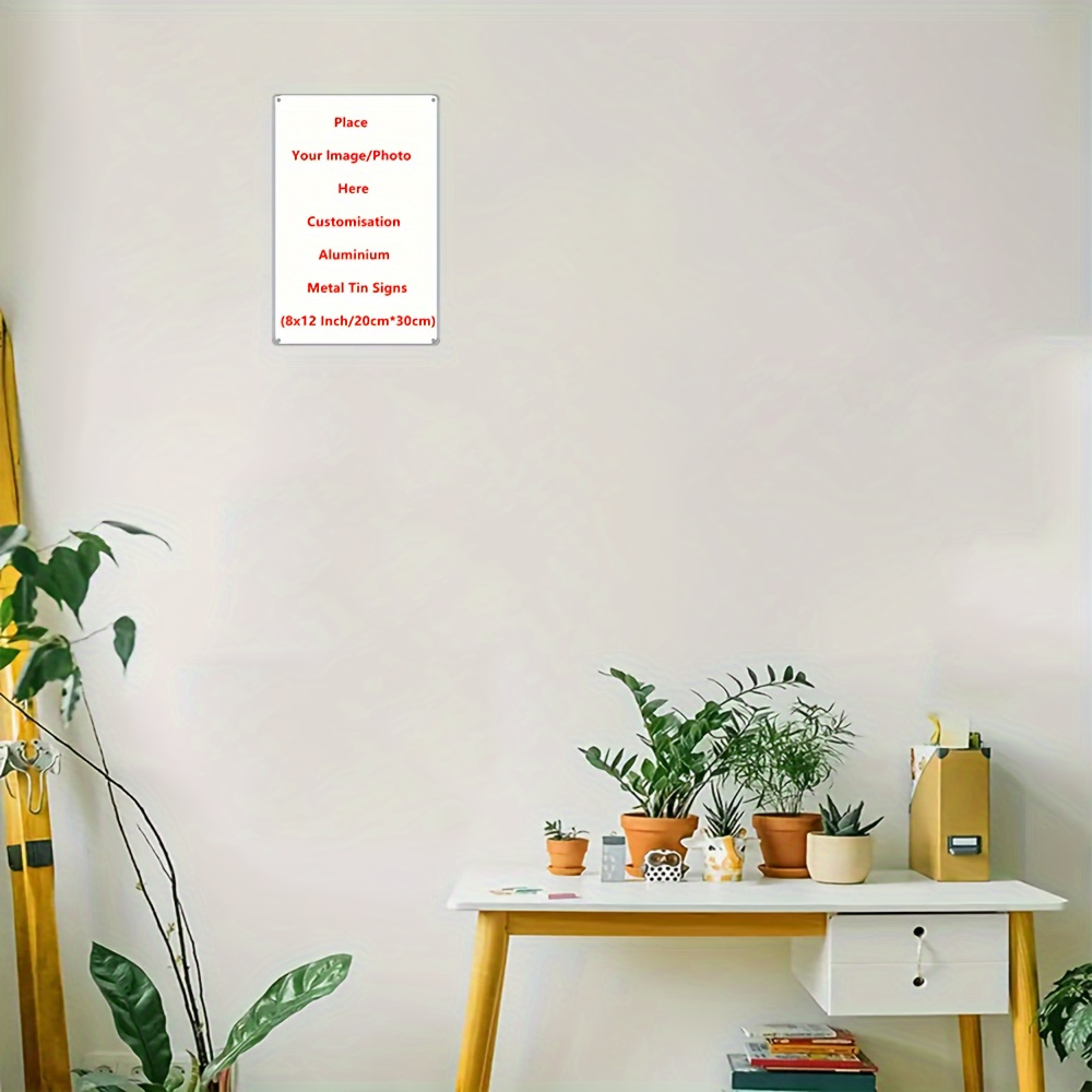 Custom Aluminum Sign Personalized Metal Plaque Street Garage - Temu ...